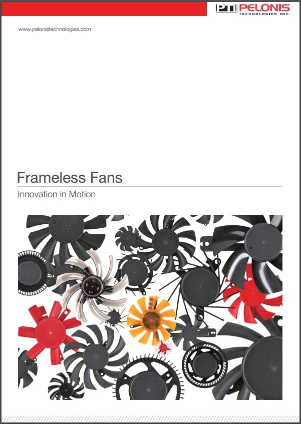 Applications & Benefits of Frameless Fans | Pelonis Technologies, Inc.